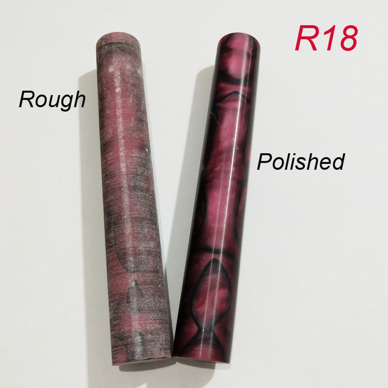 3/4“x5”Round End Acrylic Pen Blanks - Strongink Pen Kits